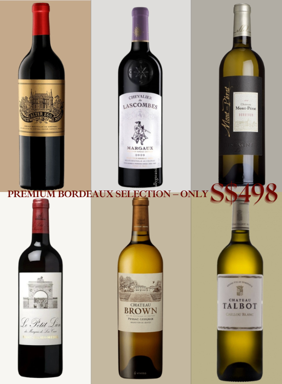 Premium Bordeaux Selection – Special Bundle Deal! – Red Wine Sg